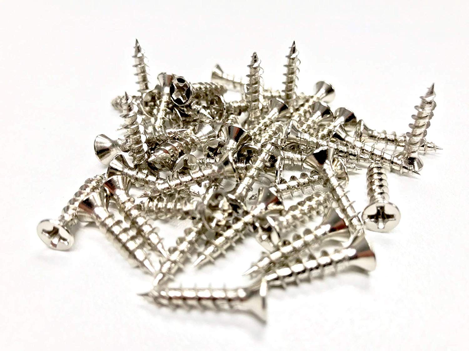 #6-5/8″ Drywall Brushed Nickel Phillips Drive Wood Screws | Furniture ...